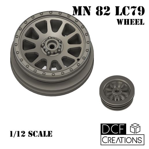 STL file MN 82 Wheel (Rims) 🛞 ・3D printable model to download・Cults