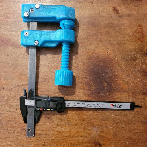 💪 Super Strong F Clamp・Free STL File for ・Cults