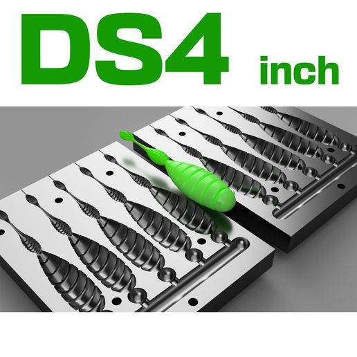 📁 MOLD DS4 INCH. STL FILE FOR CNC AND 3D PRINT・ STL File for 3D ...