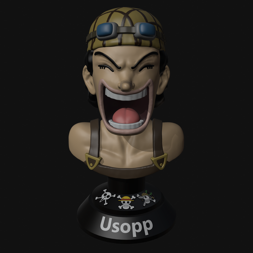 STL file Usopp Bust 👤 ・Design to download and 3D print・Cults