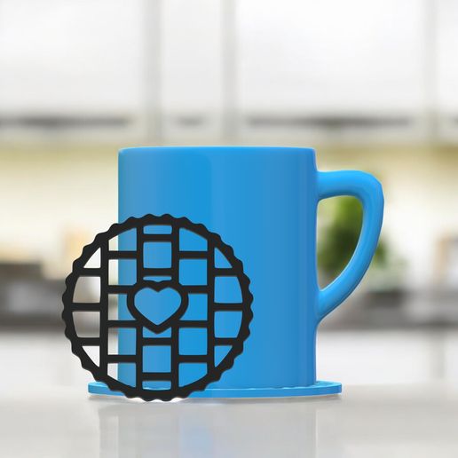 OBJ file Coasters Stylish and Functional, Tea, Coffee, Alcohol 🫖 ・3D ...