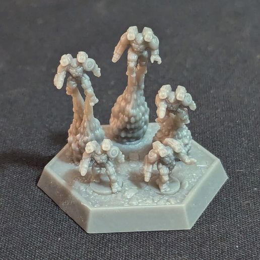 🧲 BattleTech 6mm 3D Infantry and Battle Armor Hex Bases・Free STL File ...