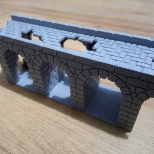 STL file EUROPEAN STONE BRIDGE RUIN - AQUARIUM DECORATION 🌉 ・Design to ...