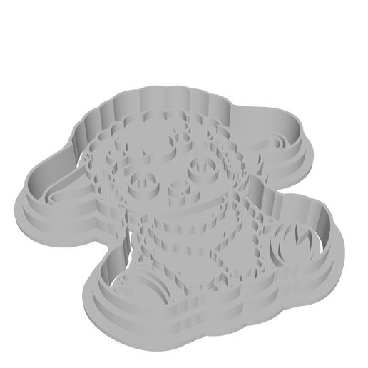 👶 Spring Baby Lamb Biscuit Cookie Cutter & Fondant Stamp・ 3D File for ...