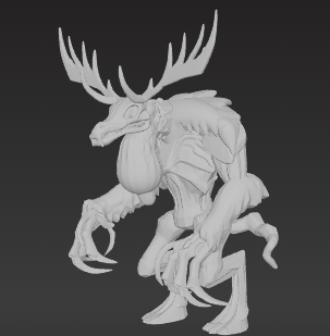 🆓 wendigo v3・Free STL File for 3D printing・Cults