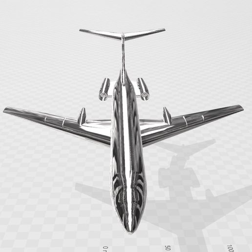 ️ Tu-124A (Tu-134 Prototype) 3D Print・Free 3D File for ・Cults