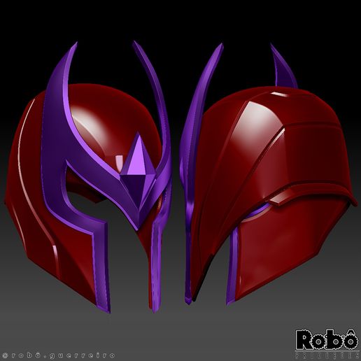 🪖 Marvel Rivals Magneto Master of Magnetism Casco - Modelo 3D STL ...