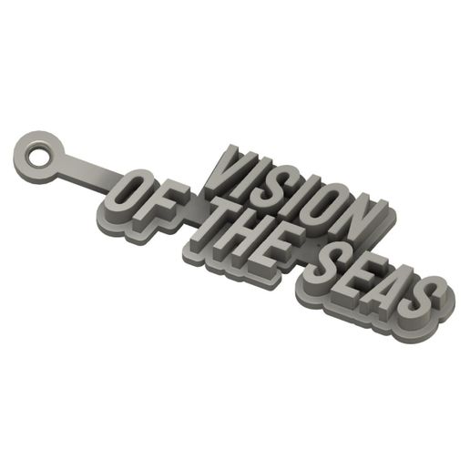 🗝️ Royal Caribbean Vision of the Seas Keychain / Keyring・ STL File for ...