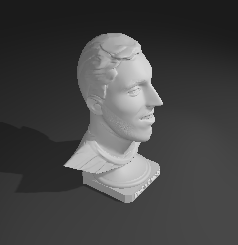 🇫🇷 Rayan Cherki - Premium Statue・ STL File for 3D printing・Cults