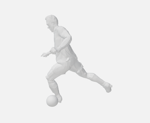 🚐 Virgil van Dijk - Figure・ OBJ File for 3D printing・Cults