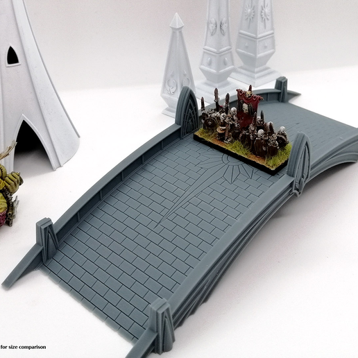 🌉 Noble Elves - Bridge - 10mm・ 3D File for 3D printing・Cults