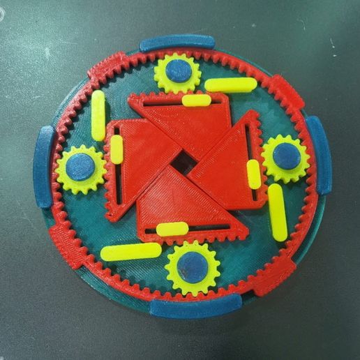 Free STL file gear toy ⚙️ ・Model to download and 3D print・Cults
