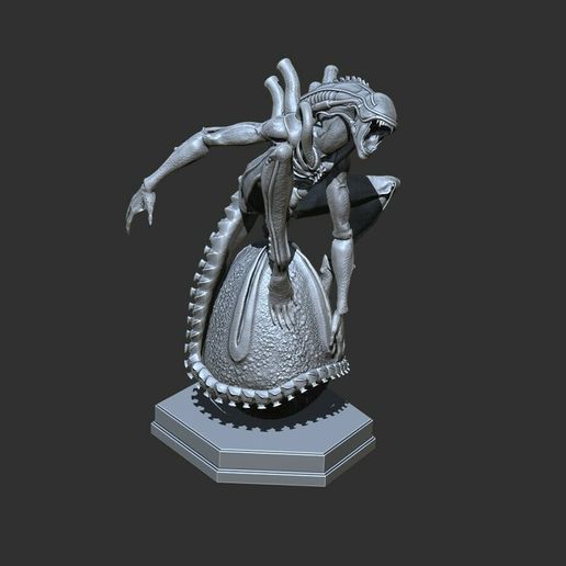 👽 Alien v2・Free OBJ File for ・Cults