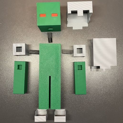 🧟 Minecraft - Zombie・Free 3D File for ・Cults