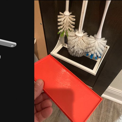 STL file Scrub Brush Rack 🍽️ ・3D print design to download・Cults