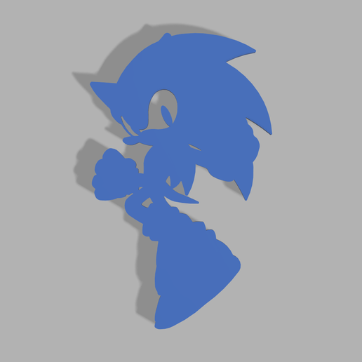 🎨 Sonic Wall Art Figure 8 || Sonic Wall Art Figure 8・ STL File for 3D ...