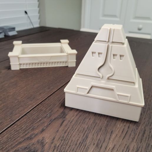 📦 Pyramid Deck Box and Dice Storage for MTG Commander / EDH・ STL File ...