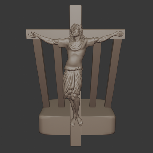 STL file Jesus Christ Desk Decor - Highly Detailed 3D Printable ...