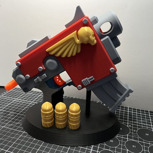 🔩 Nerf Bolt Pistol Conversion Kit・3D Print with the Bambu Lab P1P 3D ...