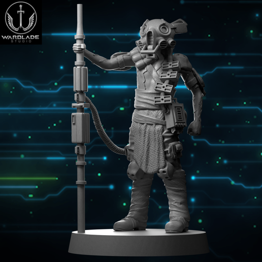 ⭐ star wars legion nihil man presupported included・ STL File for 3D ...