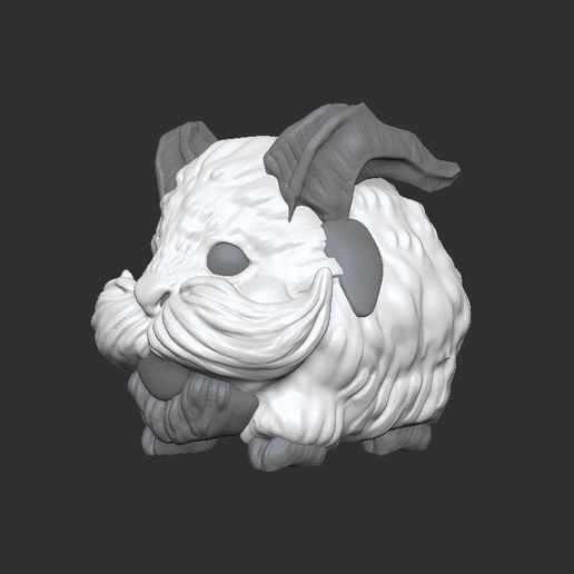 STL file ARCANE PORO, PET HEIMERDINGER, PORO LEAGUE OF LEGENDS 👾 ・Model ...
