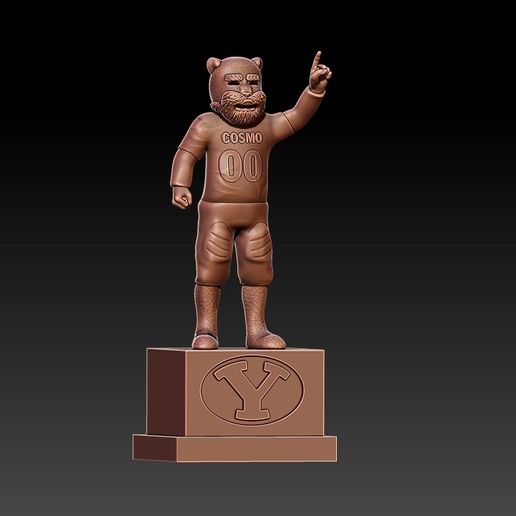 🏈 NCAA -BYU Cougars football mascot statue - 3d Print・ STL File for 3D ...
