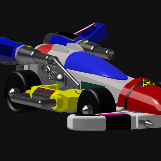 🐏 Power Ranger Turbo - Turbo R.A.M (Robotic Arsenal Mobilizer)・ STL ...