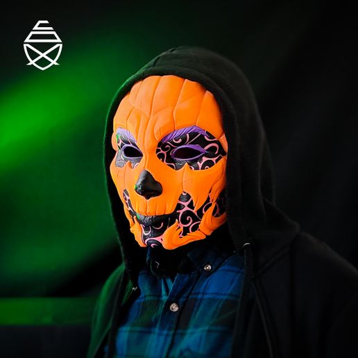 🎃 Pumpkin Mask・ 3D File for 3D printing・Cults