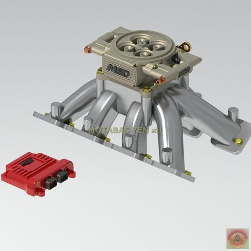 🌆 MSD ATOMIC EFI - THROTTLE BODY・ STL File for 3D printing・Cults