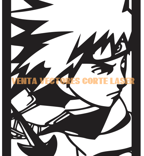 STL file NARUTO - MINATO WALL ART DECORATION - ANIME 3D PRINTING AND ...