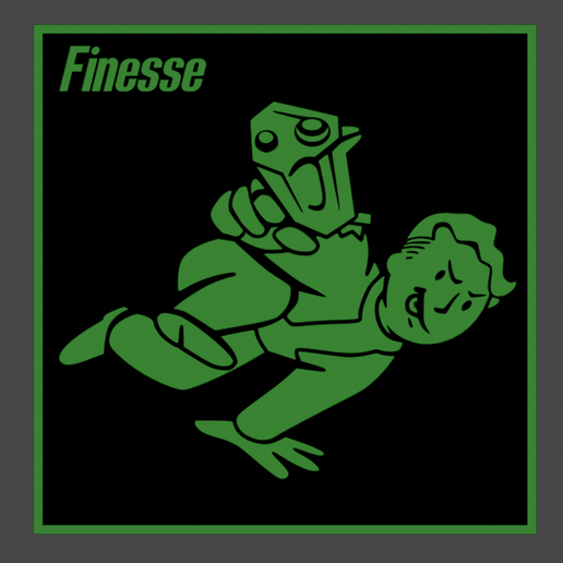 👽 FALLOUT 3 PERKS WITH DESCRIPTION・ 3D File for ・Cults