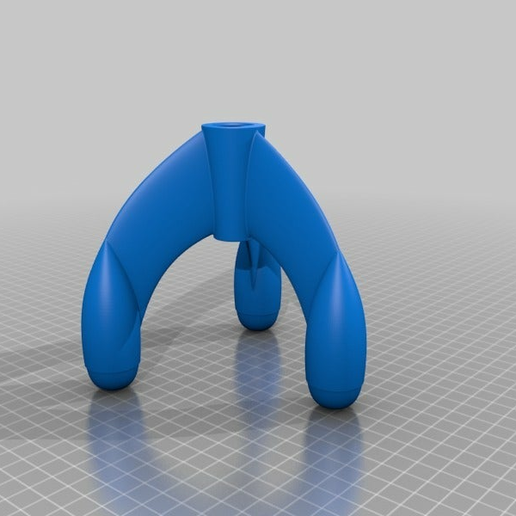 Fichier STL gratuit Tintin Rocket Dual-color / Fusée Tintin Bi-couleur・Plan à télécharger et à ...