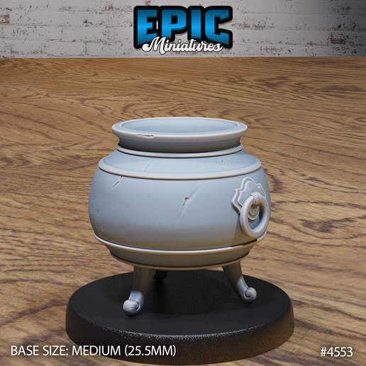 👹 Mimic Cauldron ‧ DnD Miniature ‧ Tabletop Miniatures ‧ Gaming Monster ‧ 3D Model ‧ RPG ...
