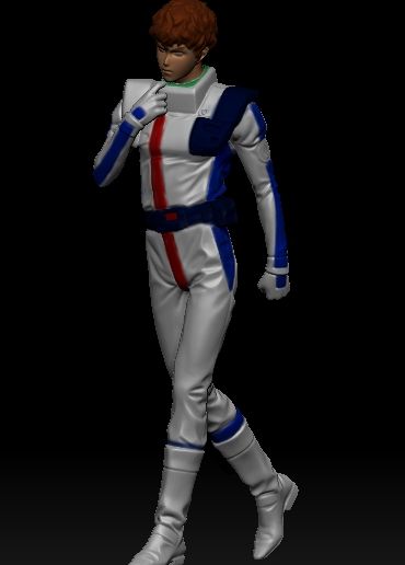 🤖 0093 Amuro Ray GUNDAM PILOT GUNPLA ANIME 3D PRINT・ 3D File for 3D ...