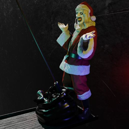 🎨 ART THE CLOWN SANTA - TERRIFIER 3・ 3D File for 3D printing・Cults