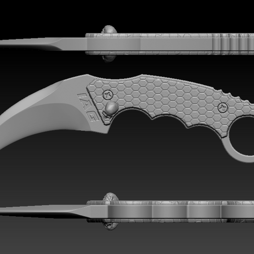 🔪 Karambit training knife・ STL File for 3D printing・Cults