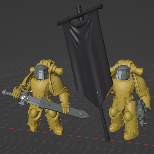 🛰 MKIII Commanding Squad・Free STL File for 3D printing・Cults