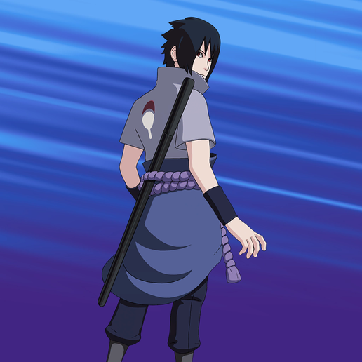 STL file Sasuke Low Poly 👨 (OBJ)・3D printable model to download・Cults