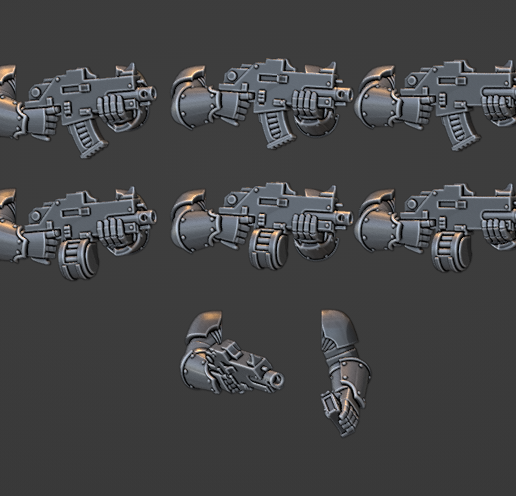 🛰 GEN 3 WARGEAR AND BITS・Free 3D File for 3D printing・Cults