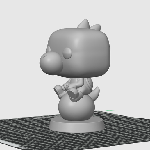 👾 Yoshi super mario funko style・ STL File for 3D printing・Cults