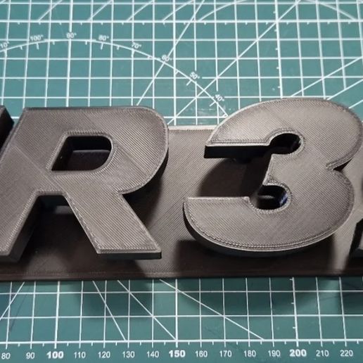 🚗 Vw r32 logo・ 3D File for 3D printing・Cults