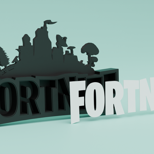 🔢 Fortnite LED letters・ STL File for 3D printing・Cults