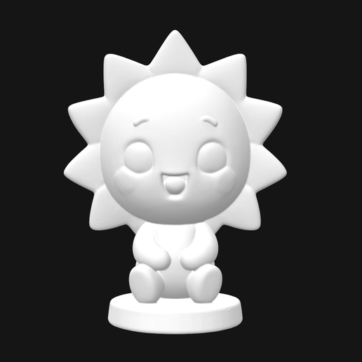 ☀️ Sun - STL Model from the Cute Nature Spirits Collection・Free STL ...