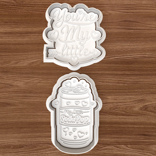 🍪 My Little Soda Pop Cookie Cutter Set・ 3D File for 3D printing・Cults