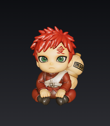 🗿 Gaara - Naruto・ STL File for 3D printing・Cults