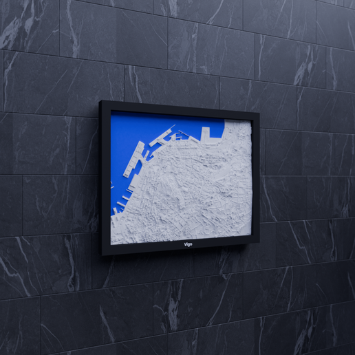 🇪🇸 Vigo, Spain - 3D Miniature・ STL File for 3D printing・Cults