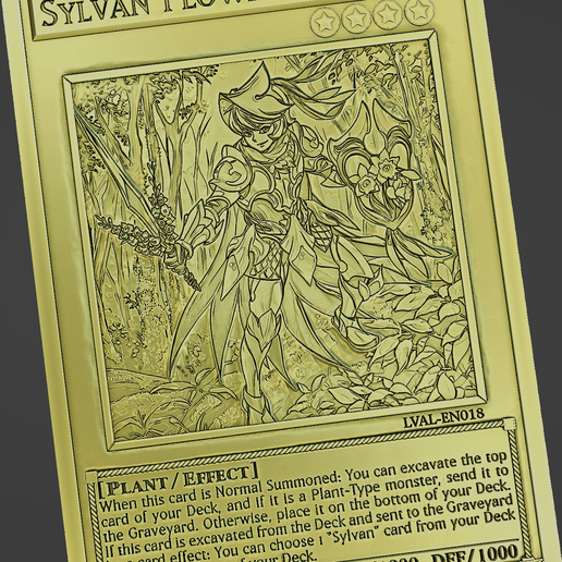 🎨 Sylvan Flowerknight - yu-gi-oh!・Free STL File for 3D printing・Cults