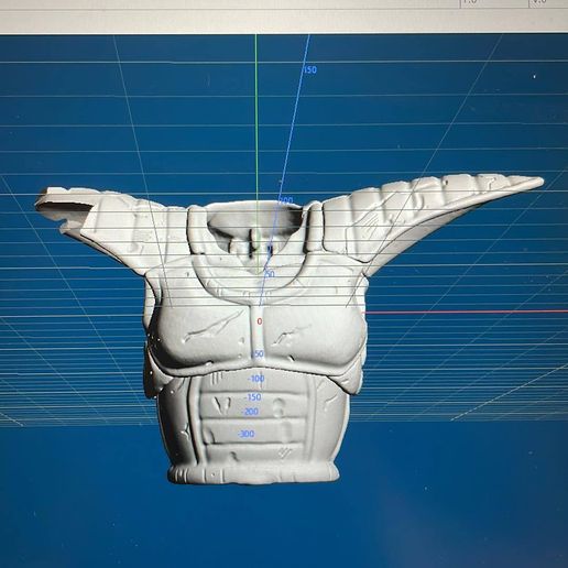👾 Sh Figuarts Saiyan Saga Battle Damage Vegeta Armor・ STL File for 3D ...