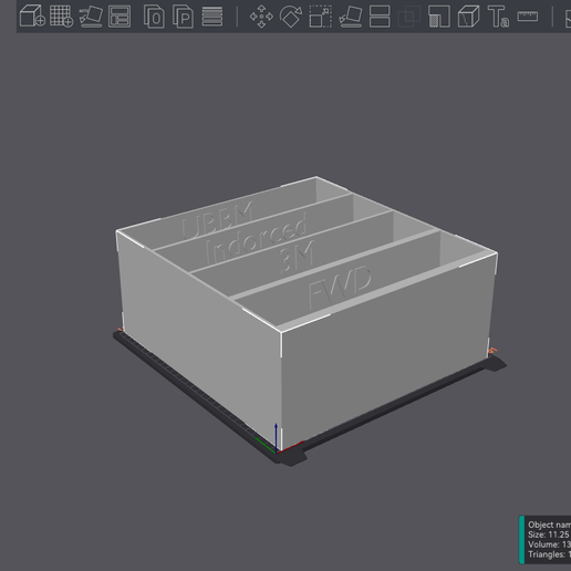 💭 3M Tray・Free STL File for 3D printing・Cults
