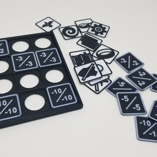 🪄 MTG Counters + Case - Fits in Deckbox・Free 3D File for ・Cults